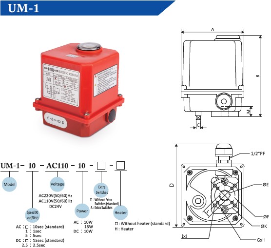 Electric Actuator Um1 at Fred Rollins blog